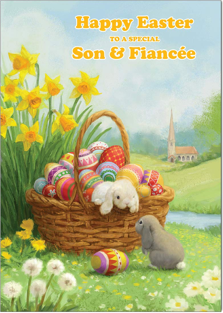 Son & Fiancée Easter Card from Olivia Samuel - Hoppy Easter - Medium S ...