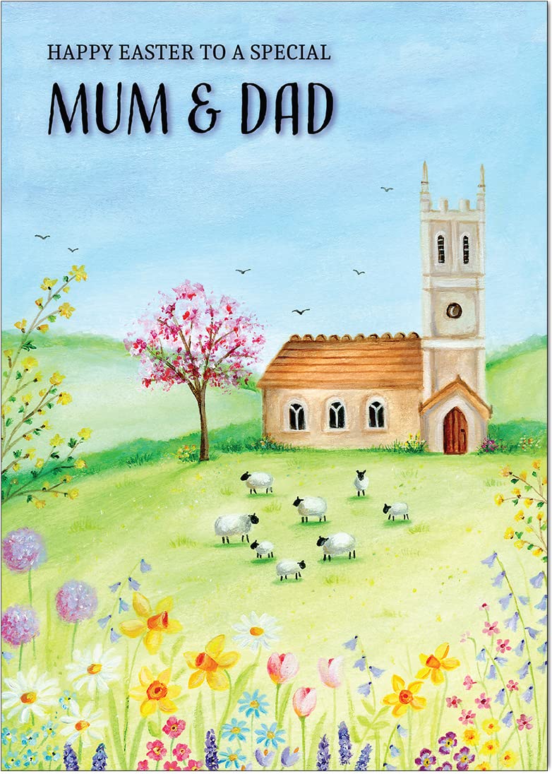 Mum & Dad Happy Easter Card from Olivia Samuel - Medium Sized Card - A ...