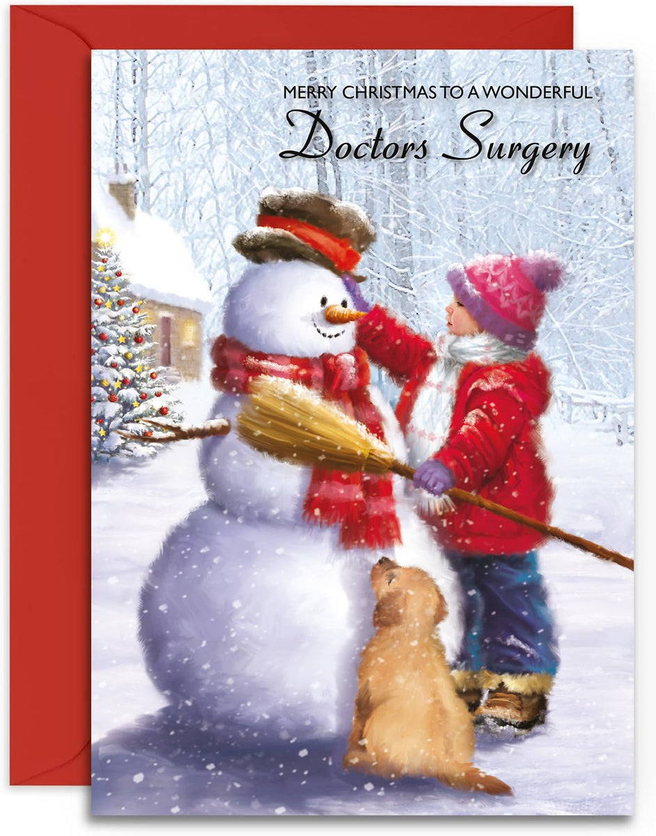 Doctors Surgery Christmas Card from Olivia Samuel - Dressing the Snowm ...