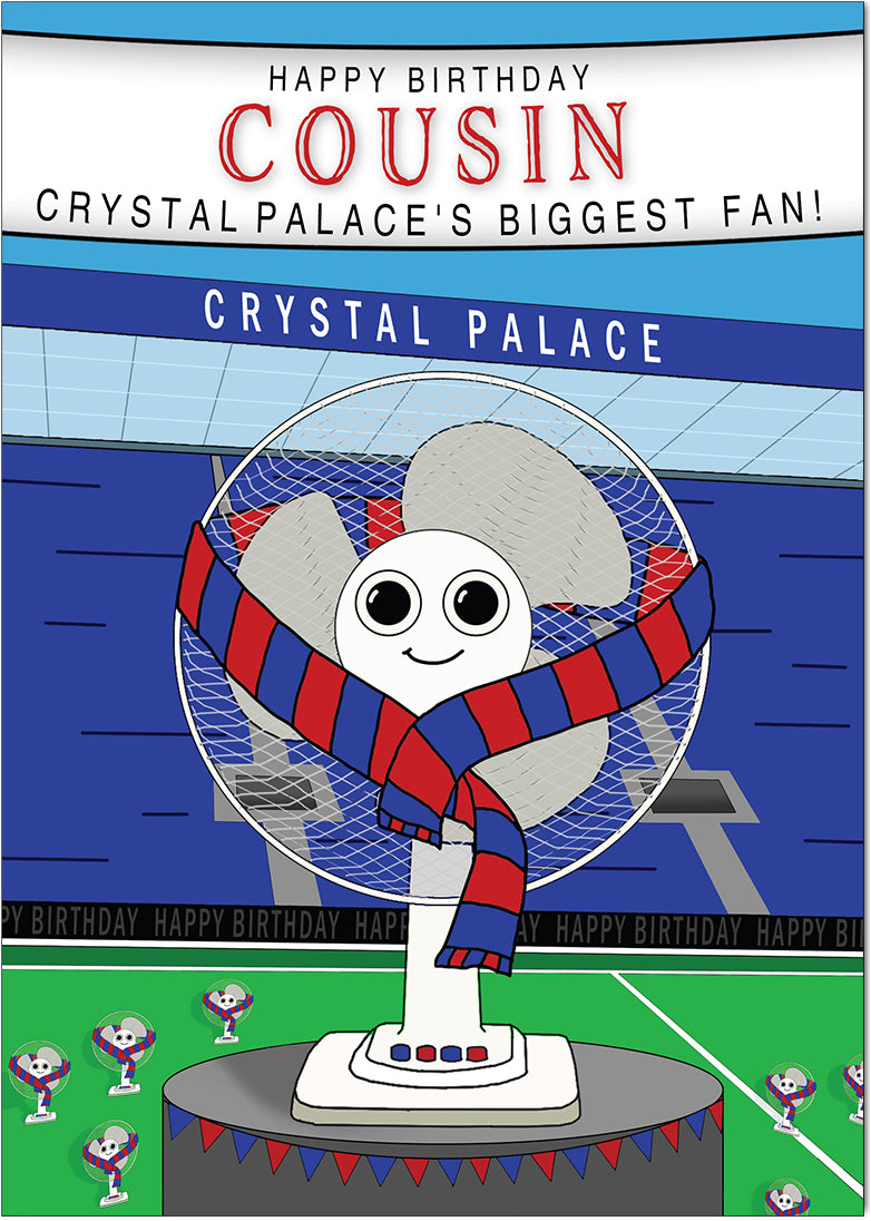 Cousin Crystal Palace Football Fan Birthday Card from Olivia Samuel ...